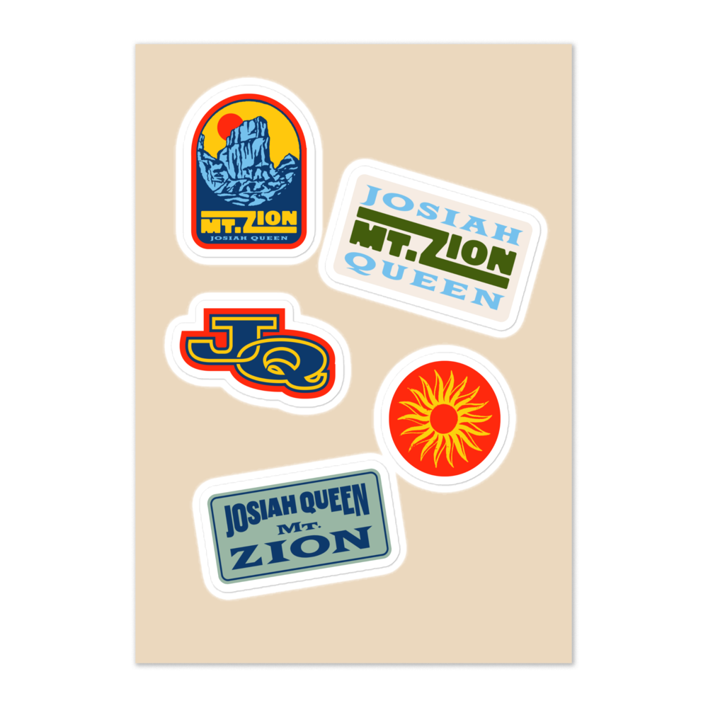 Mt. Zion Sticker Set - Josiah Queen Official Store